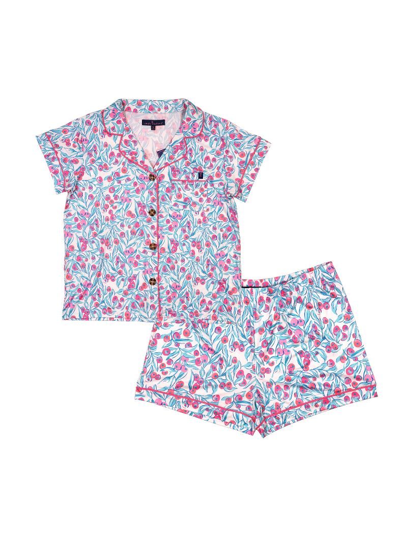 Simply Southern Soft Button Top & Shorts Pj Set - SimplyCuteTees