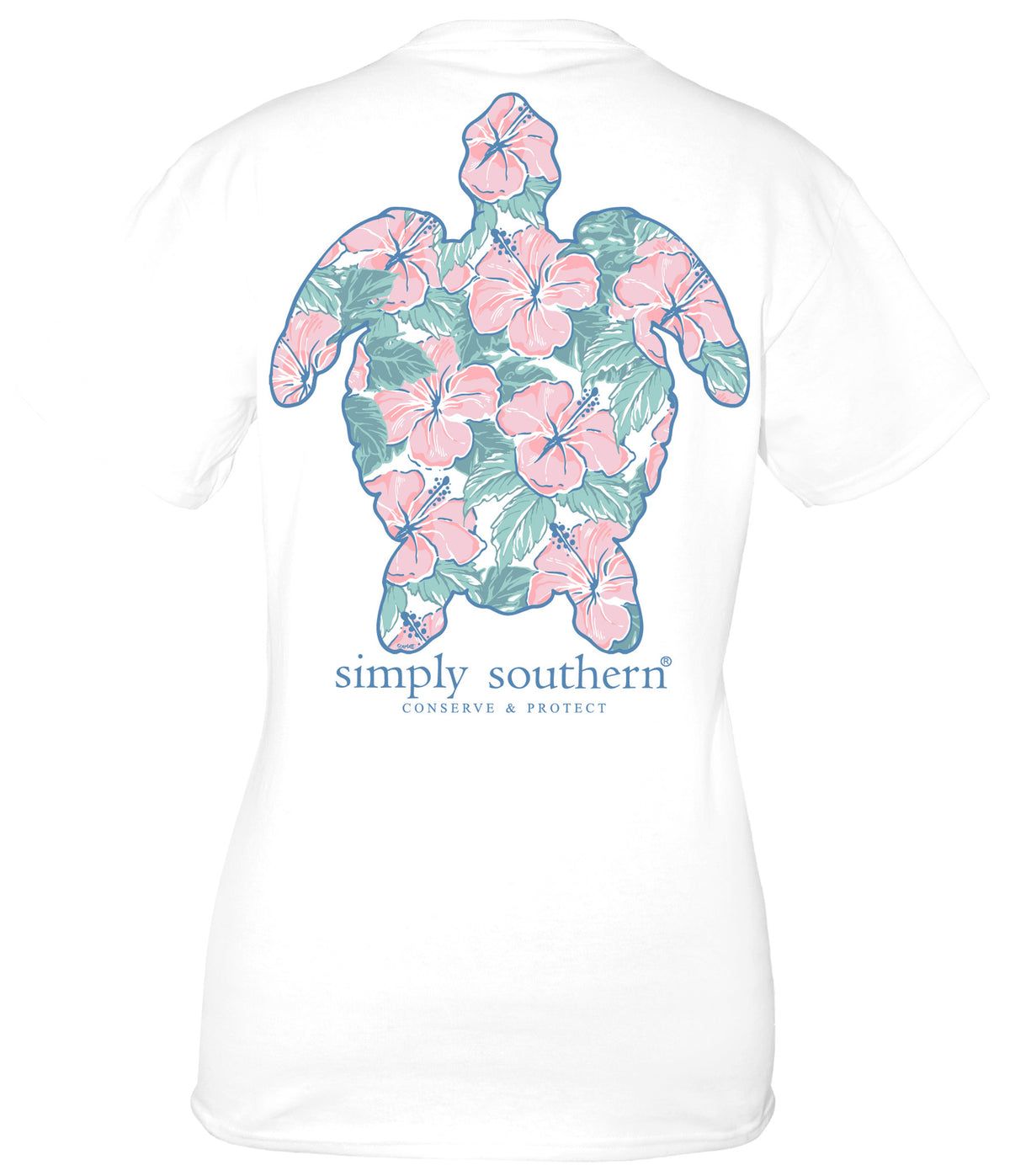 Simply Southern Turtle Tracker Tropic T-Shirt - SimplyCuteTees