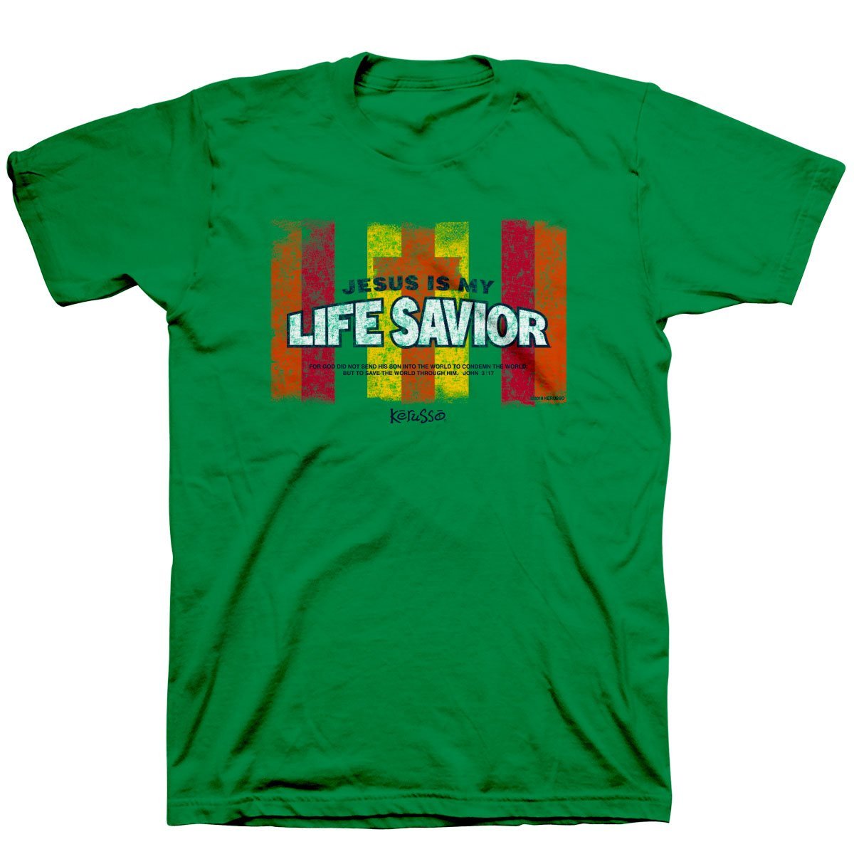Kerusso Jesus is my Life Savior Christian Unisex Bright T Shirt ...