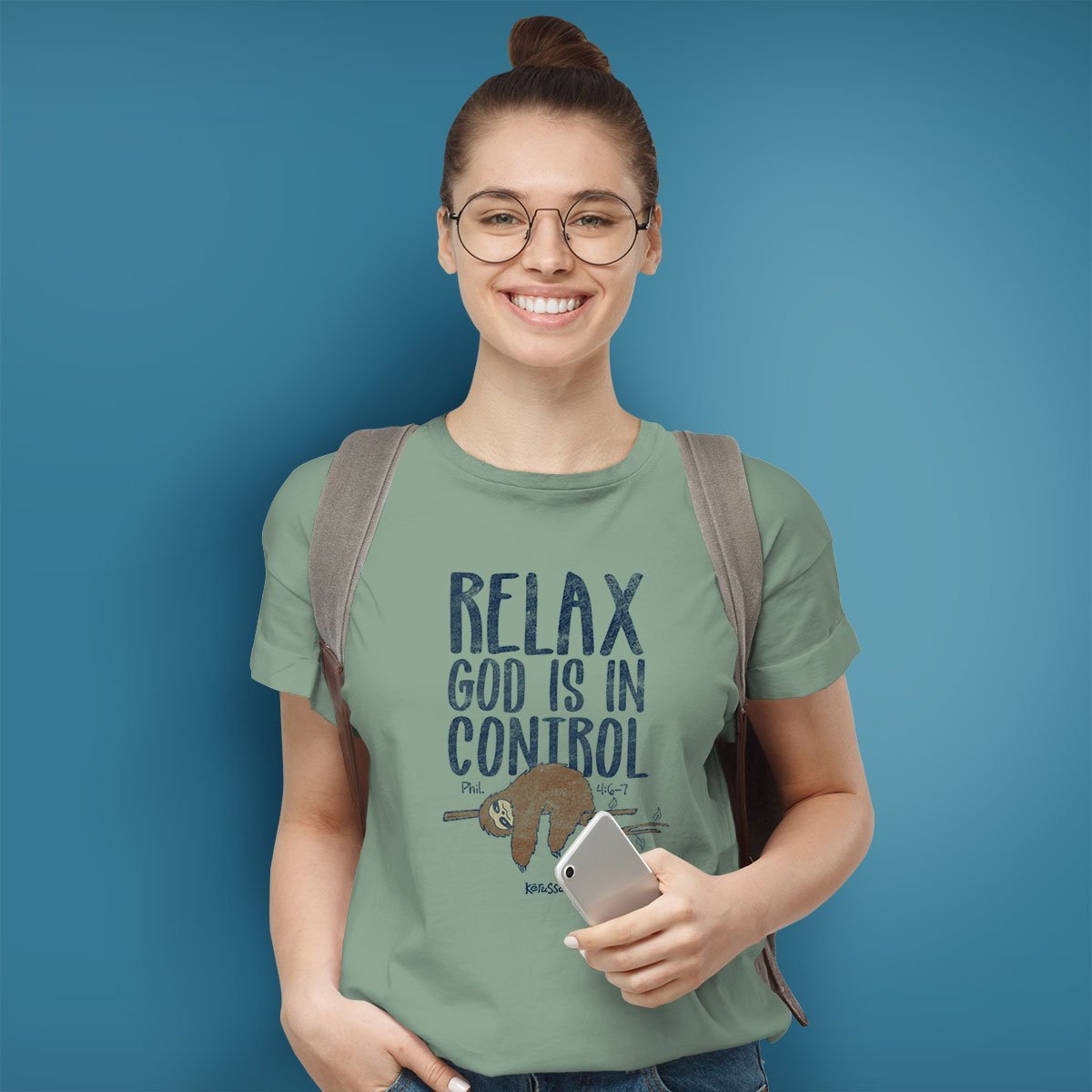 Kerusso Relax Sloth Christian Unisex T-Shirt - SimplyCuteTees