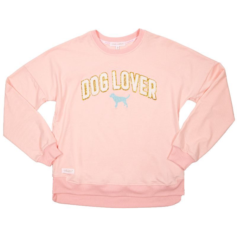 Simply Southern Dog Sparkle Crew Long Sleeve T-Shirt - SimplyCuteTees