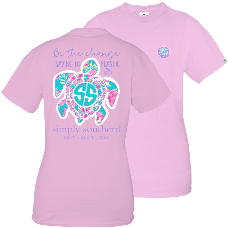 SALE Simply Southern Preppy Save The Turtles Be The Change Turtle T-Sh ...