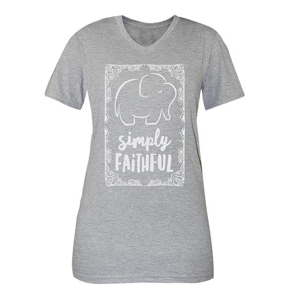 Simply Faithful By Simply Southern Elephant Logo T-Shirt - SimplyCuteTees