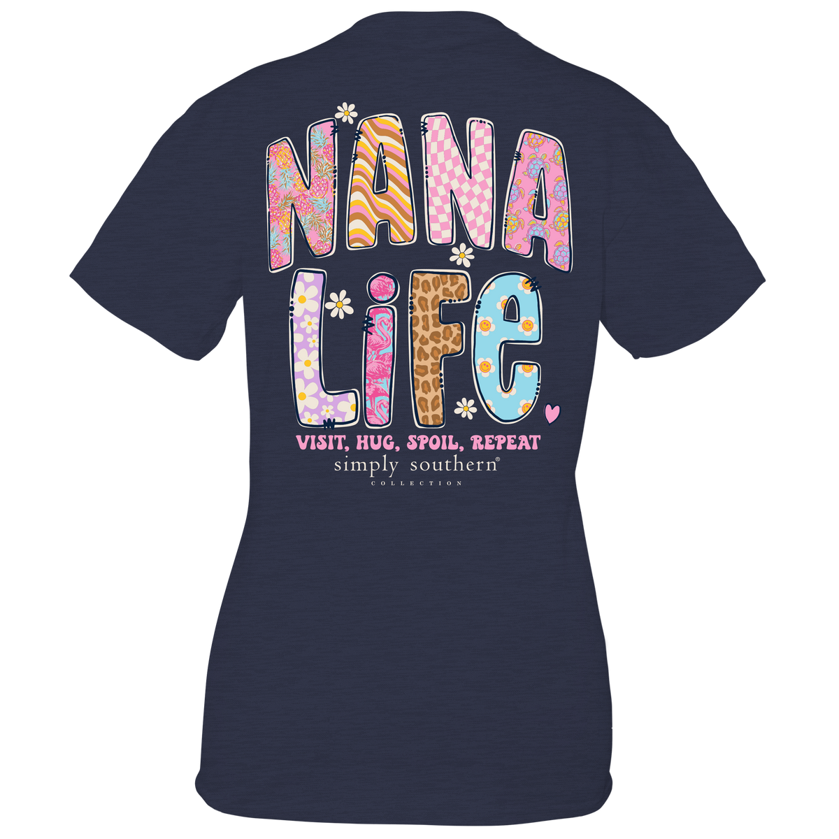 Simply Southern Groovy Nana Life T-Shirt - SimplyCuteTees