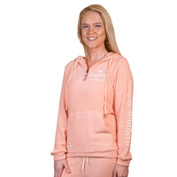 Simply Southern Happy Vibes Terry Pullover Soft Hoodie - SimplyCuteTees