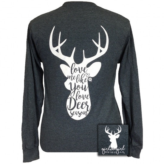 Girlie Girl Originals Preppy Deer Season Long Sleeves T Shirt ...