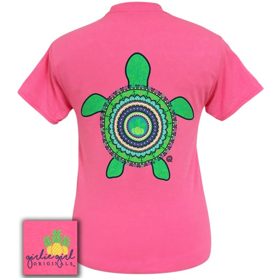 SALE Girlie Girl Originals Preppy Mandala Turtle T-Shirt - SimplyCuteTees